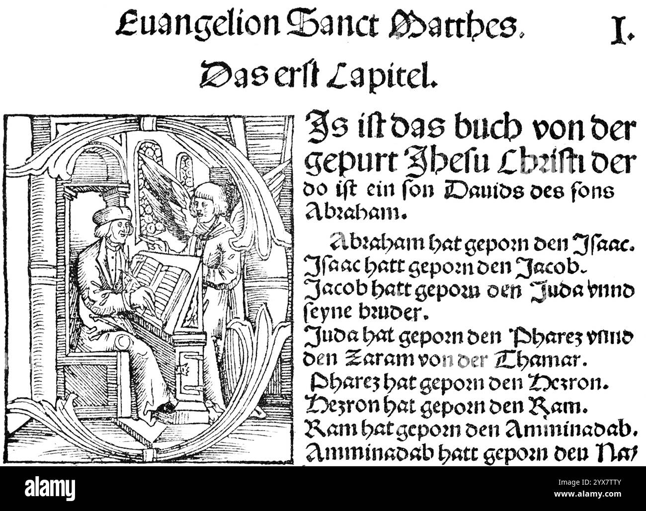 Facsimile, translation by Martin Luther, title, The New Testament of ...