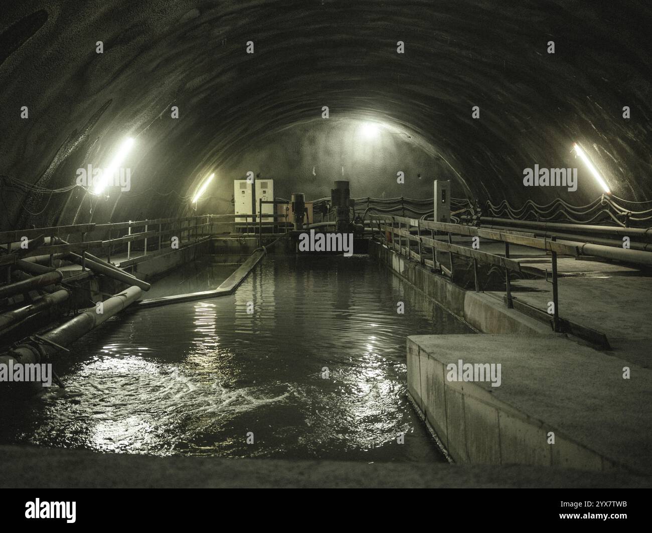 Cistern for pumping out water from the construction site in the H53 ...