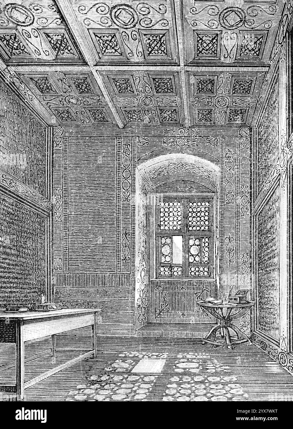 Martin Luther's monastery cell in the 13th century Augustinian ...
