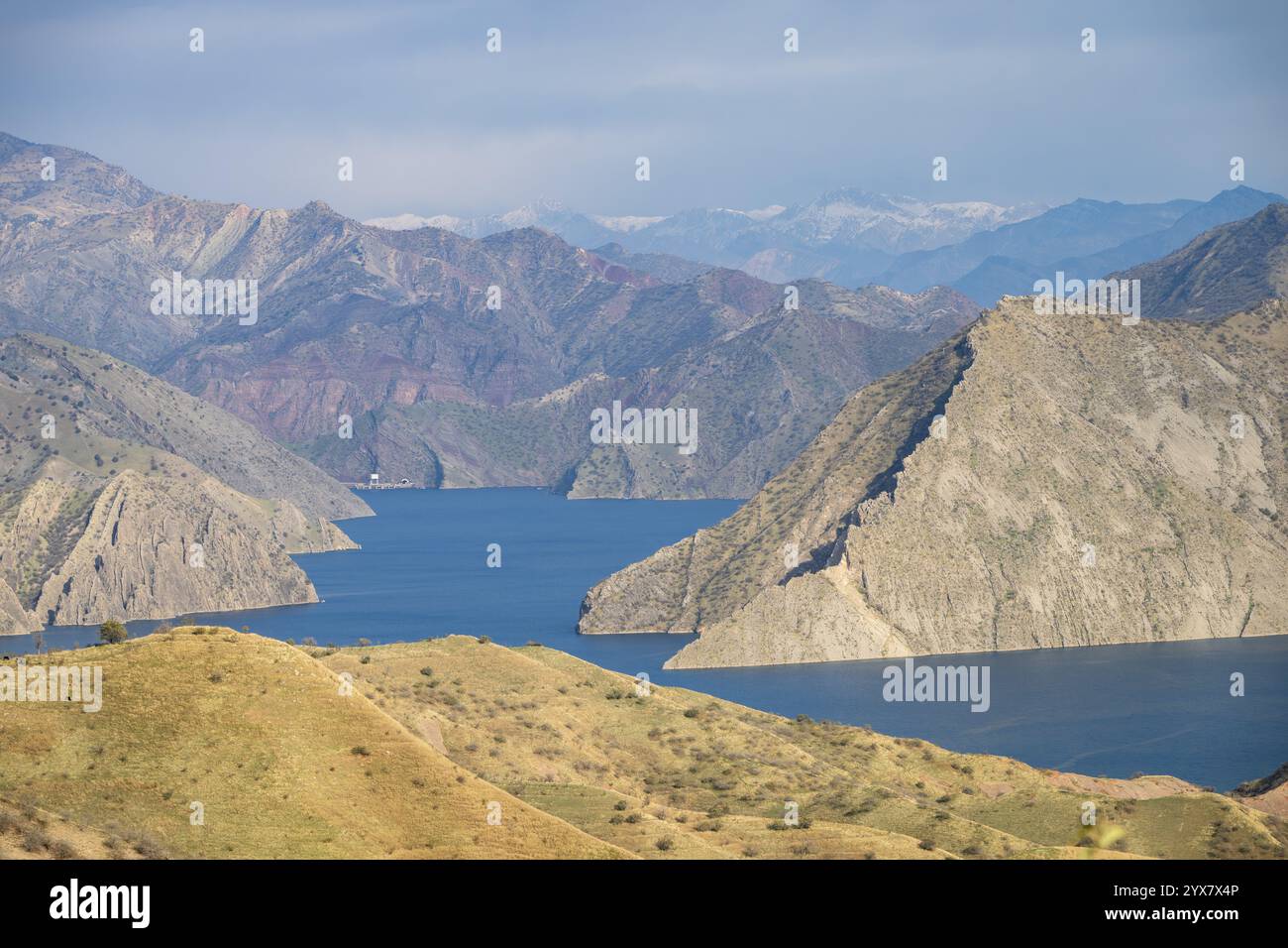 Nurek Reservoir, Tajikistan, Central Asia, Asia Stock Photo - Alamy