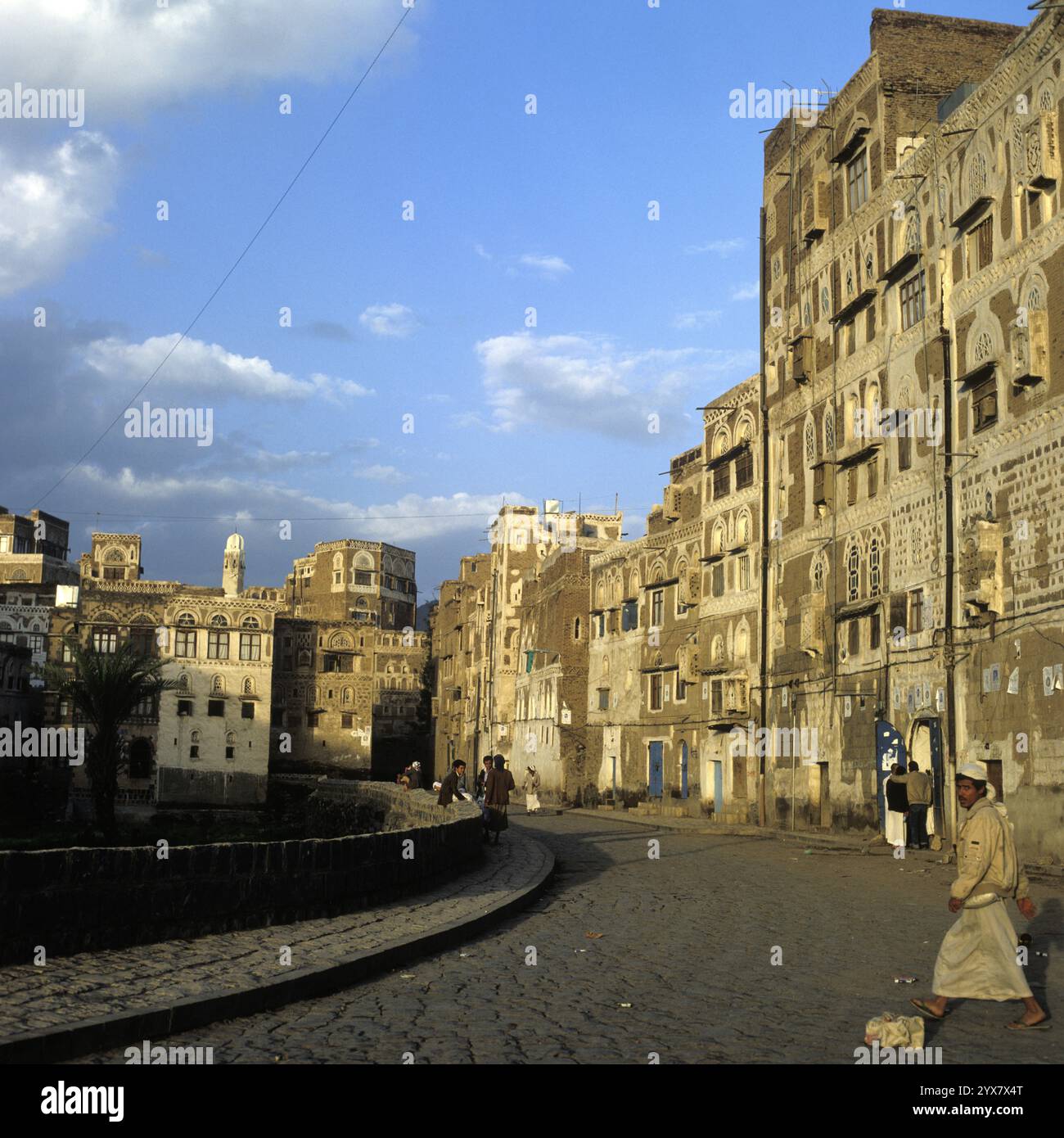 High-rise buildings in the old town of Sanaa, UNESCO World Heritage ...