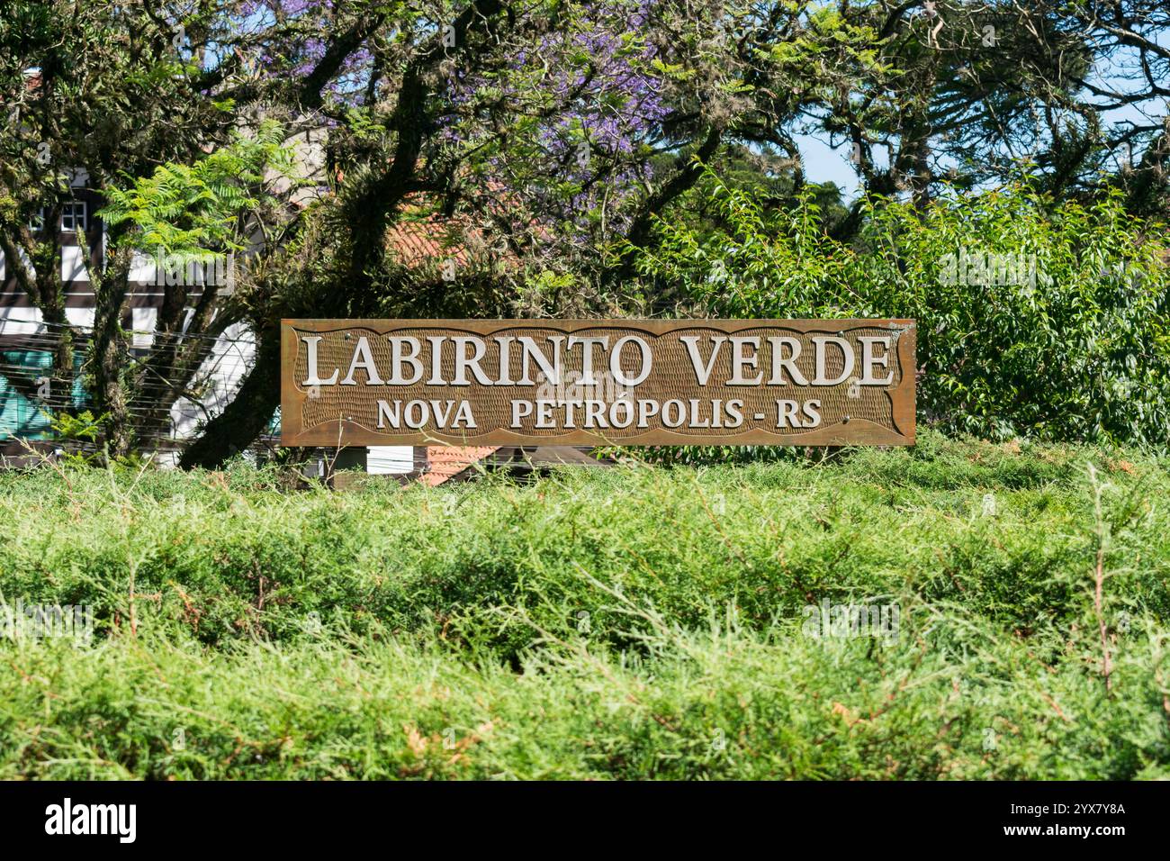 Nova Petropolis, Brazil - November 10th 2024: A view of Labirinto Verde ...