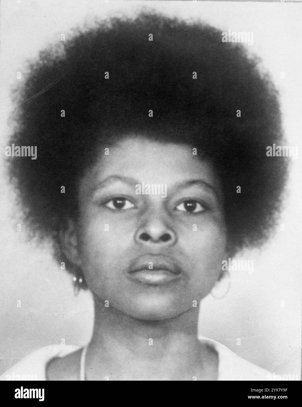 Mugshot of Assata Shakur, formerly Joanne Chesimard, April 1971 Stock ...