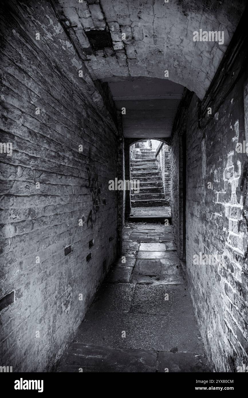 Edwardian Passageway Between Buildings in Ashbourne Derbyshire Showing ...