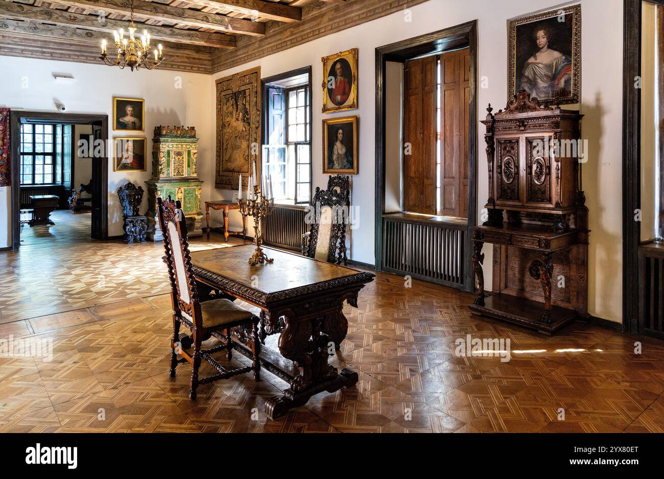Sala rycerska hall of knights an hi-res stock photography and images ...