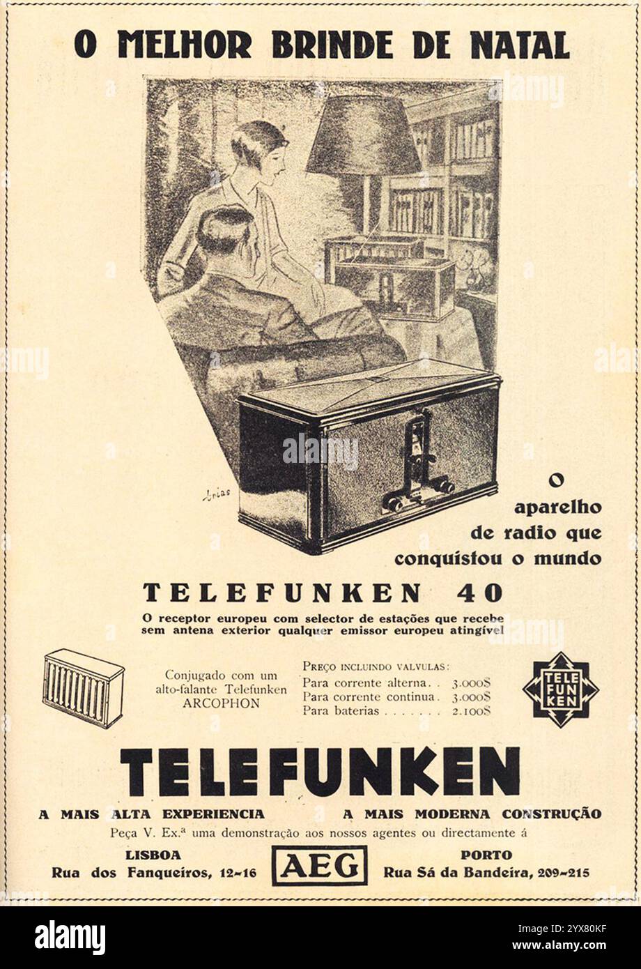 Advertising for telefunken hi-res stock photography and images - Alamy