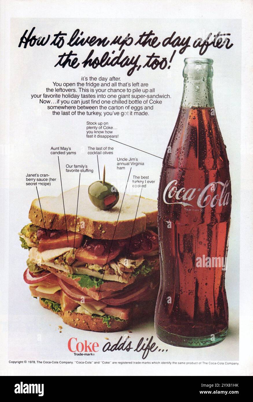 Coke advert 1970s hi-res stock photography and images - Alamy