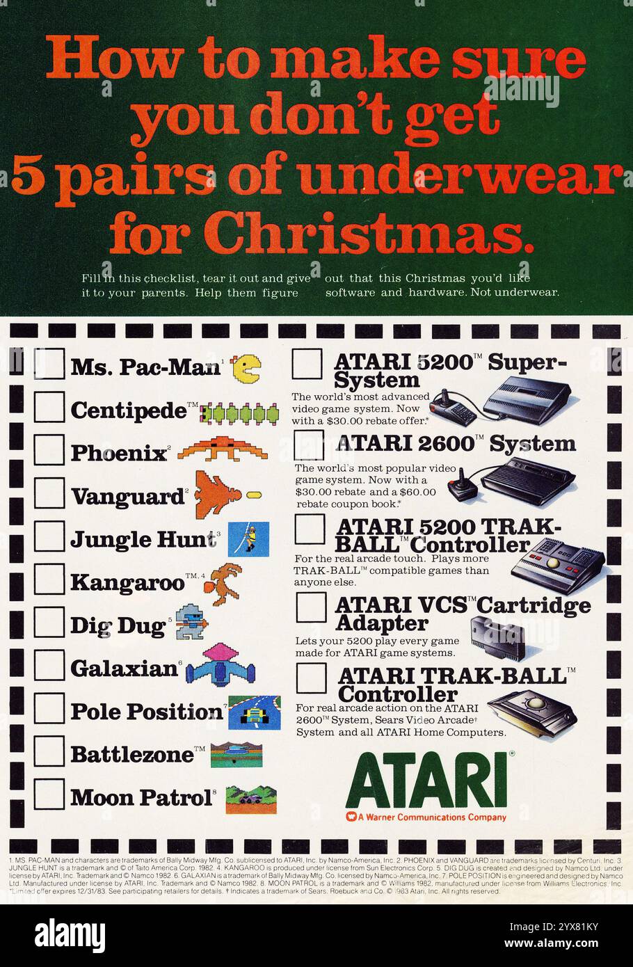 Vintage atari 2600 hi-res stock photography and images - Alamy