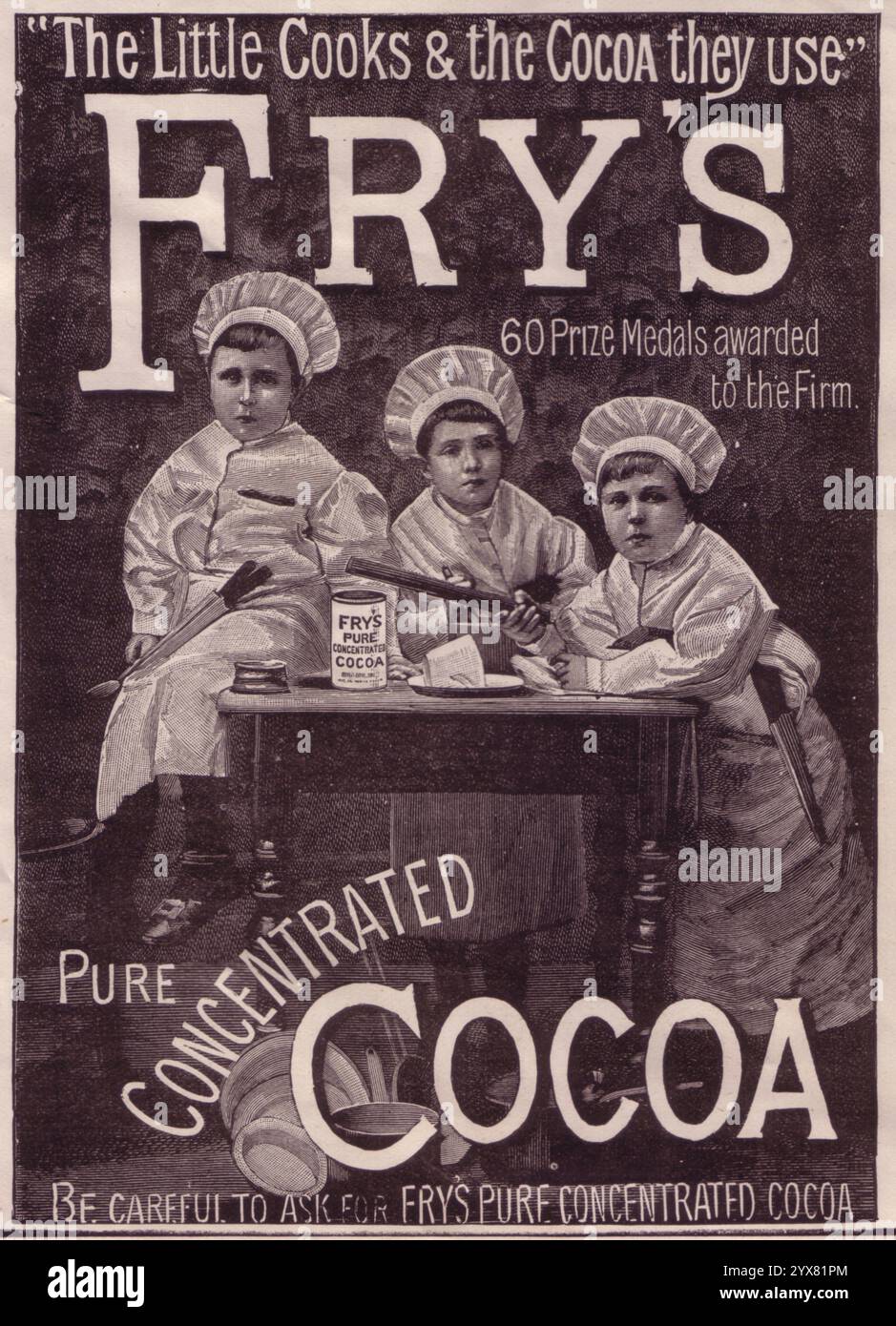 19th century advertisement chocolate hi-res stock photography and ...