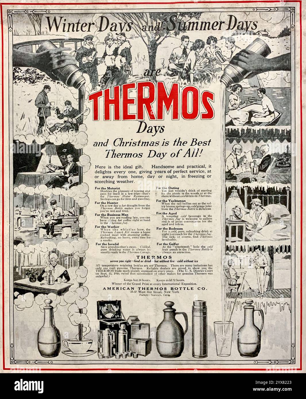 Vintage christmas advertisement posters hi-res stock photography and ...