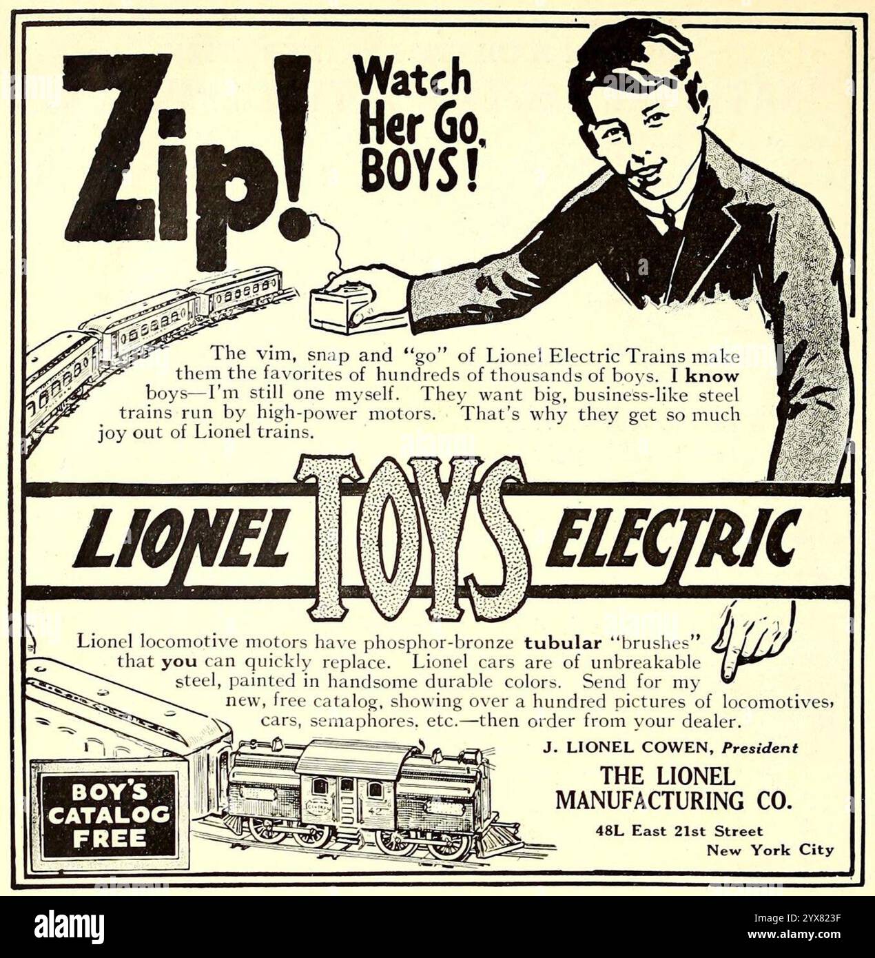 Vintage toy ads hi-res stock photography and images - Alamy