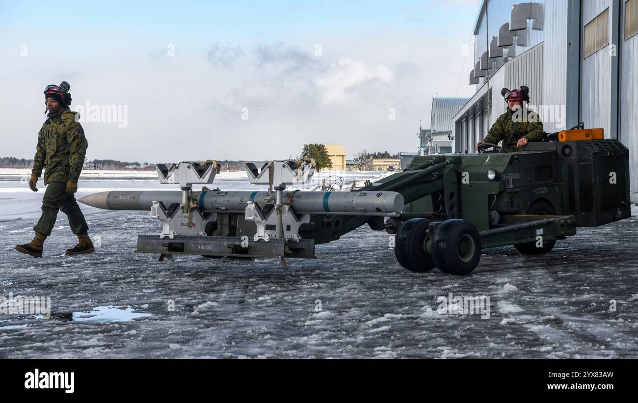 U.S. Marine Corps Lance Cpl. Xavier Gregory, left, and Lance Cpl ...