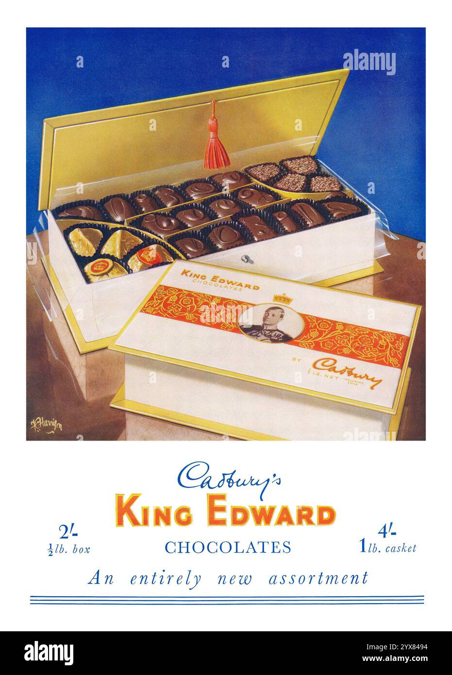 Vintage chocolate ad Cut Out Stock Images & Pictures - Alamy