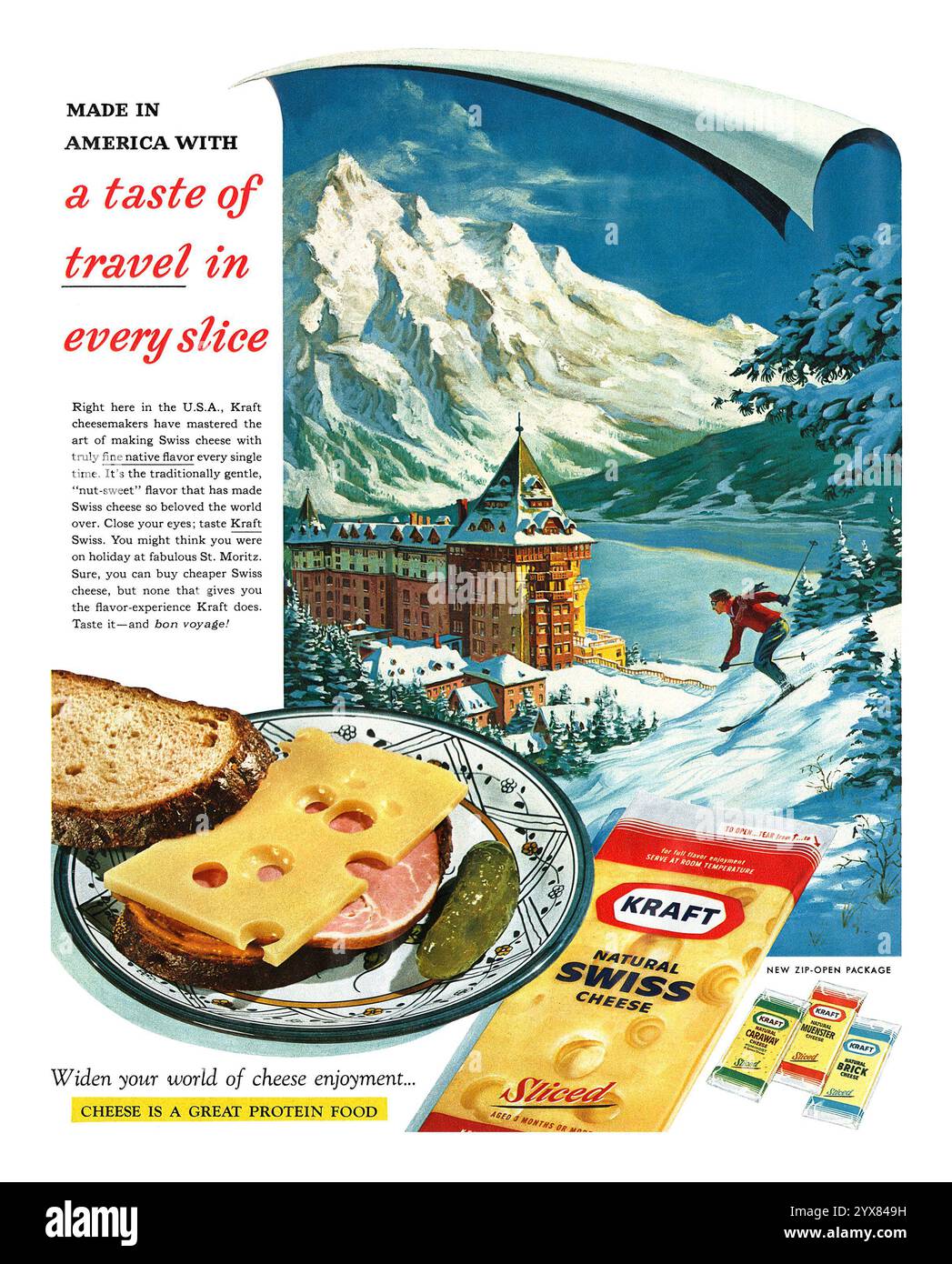 Kraft cheese ad hi-res stock photography and images - Alamy