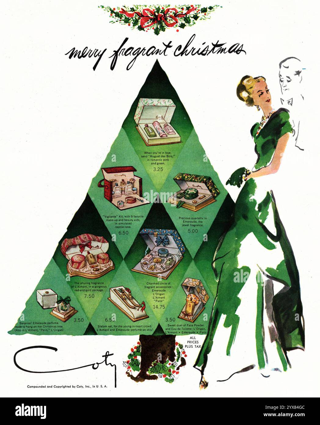 1940s christmas illustrations hi-res stock photography and images - Alamy