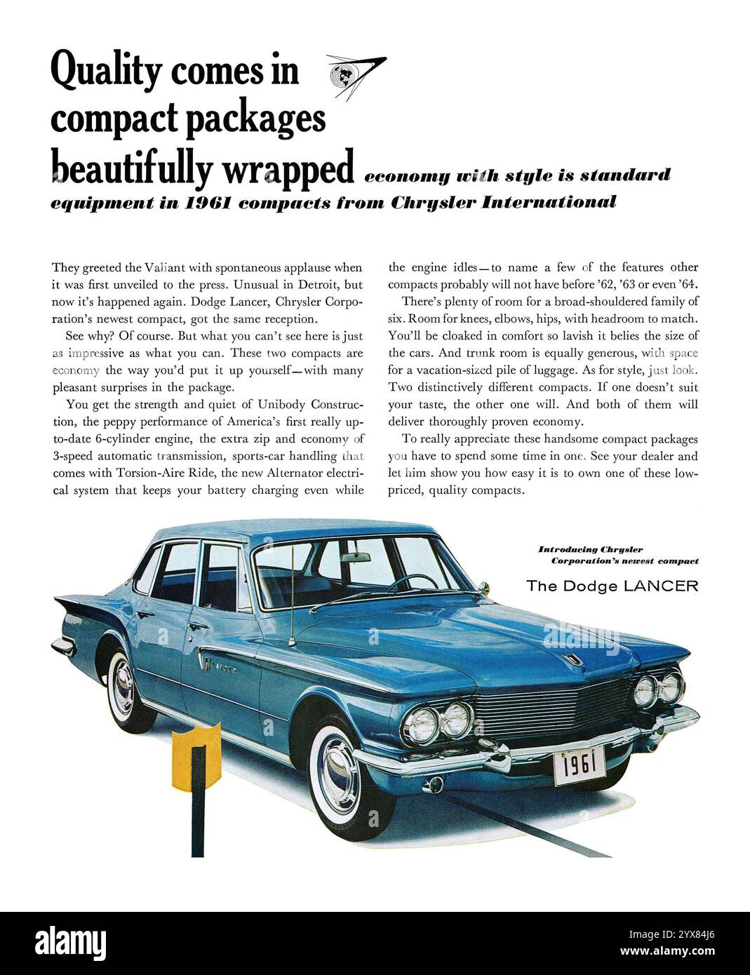 Car ad 1961 hi-res stock photography and images - Alamy