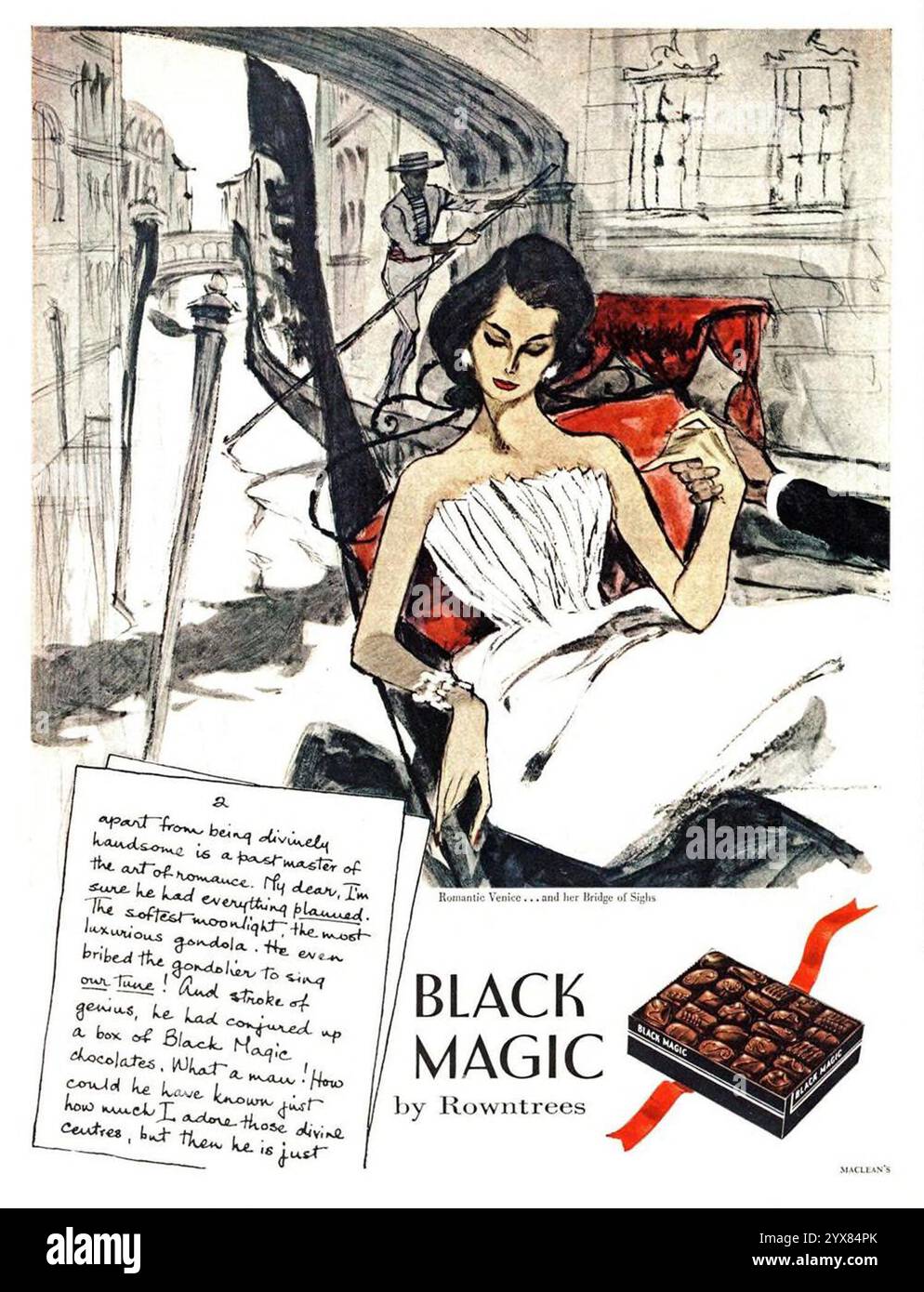 1961 Canadian Black Magic by Rowntree chocolate ad - Rowntree's York ...