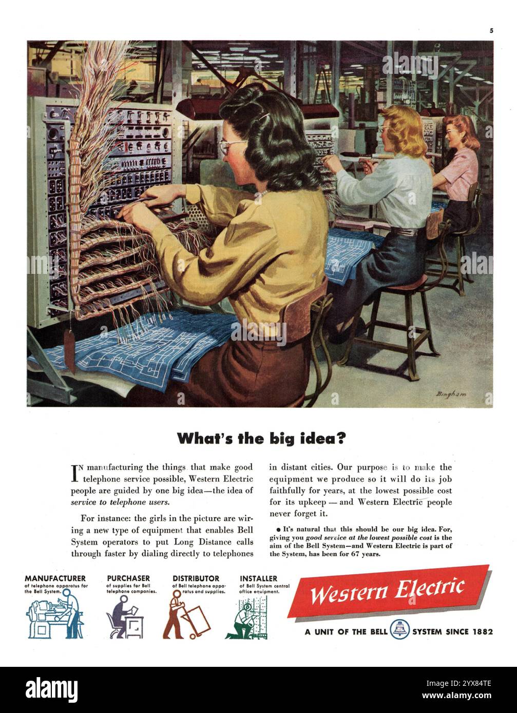 1940s telephone operators Cut Out Stock Images & Pictures - Alamy