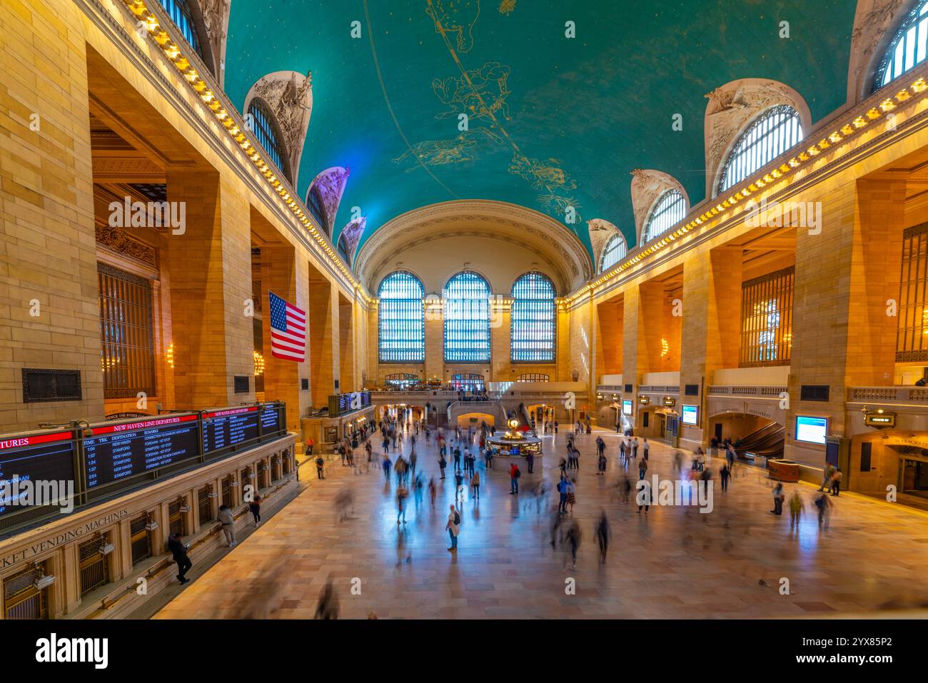 Main Hall of Grand Central Station in Manhattan. New York, USA Stock ...