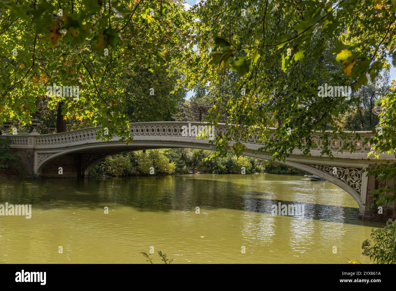 The Bow Bridge in Central Park. New York, USA Stock Photo - Alamy