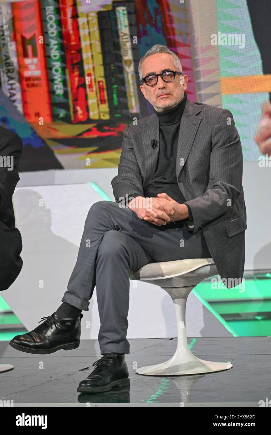 Milan, RAI 3 TV program "TV-TALK" In the photo: Aldo Cazzullo, Carlo ...