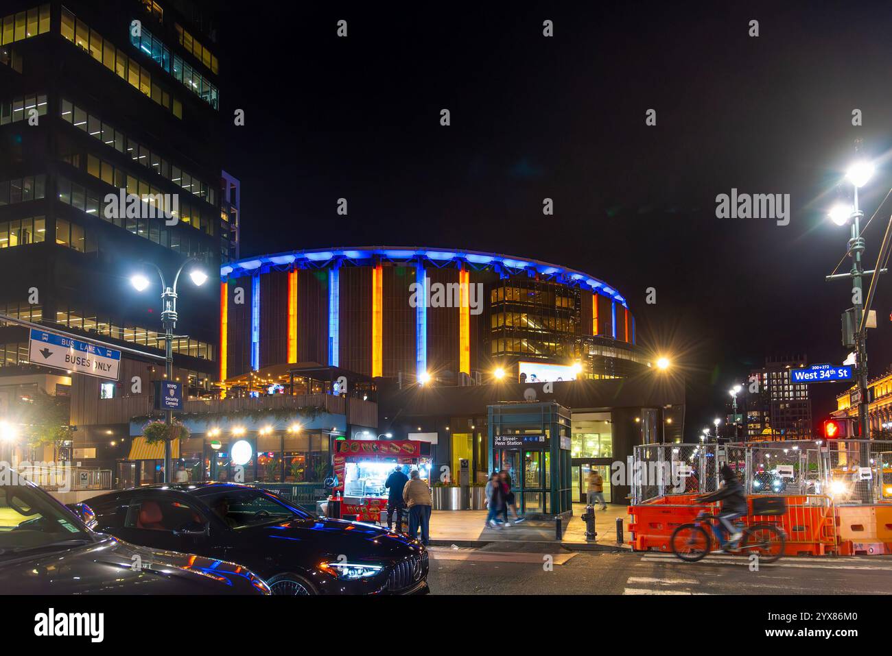 New York, USA - 09 October 2024: World famous Madison Square Garden in ...