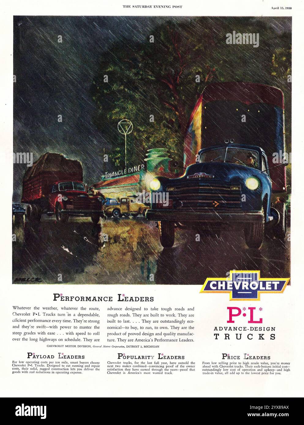 Chevy truck ads hi-res stock photography and images - Alamy