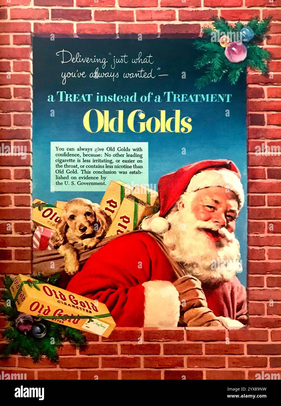 Old cigarette ads hi-res stock photography and images - Alamy