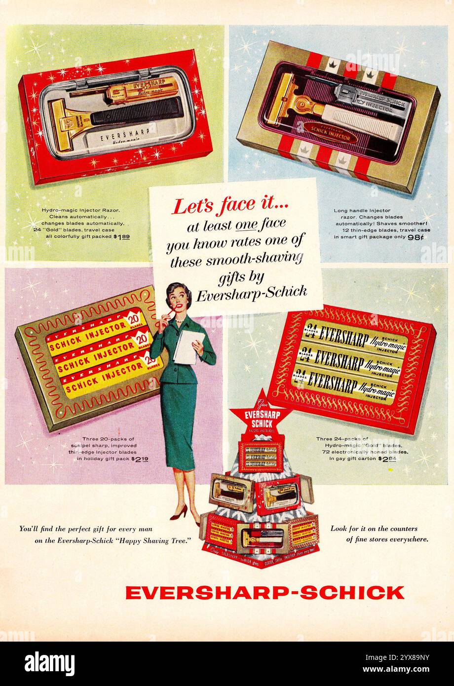 1950's christmas ads hi-res stock photography and images - Alamy