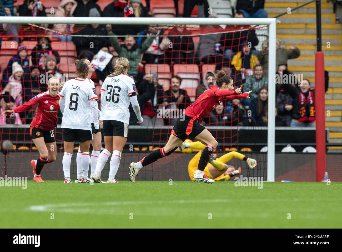 Leigh, England, 8th December 2024 Dominique Janssen (17 Manchester ...