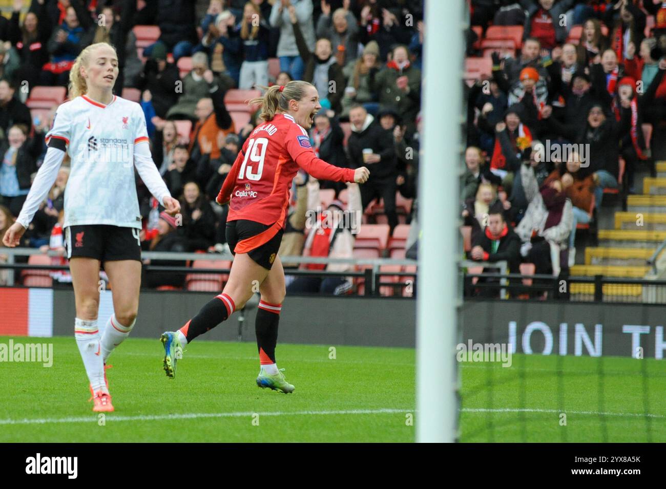 Leigh, England, 8th December 2024 Elisabeth Terland (19 Manchester ...