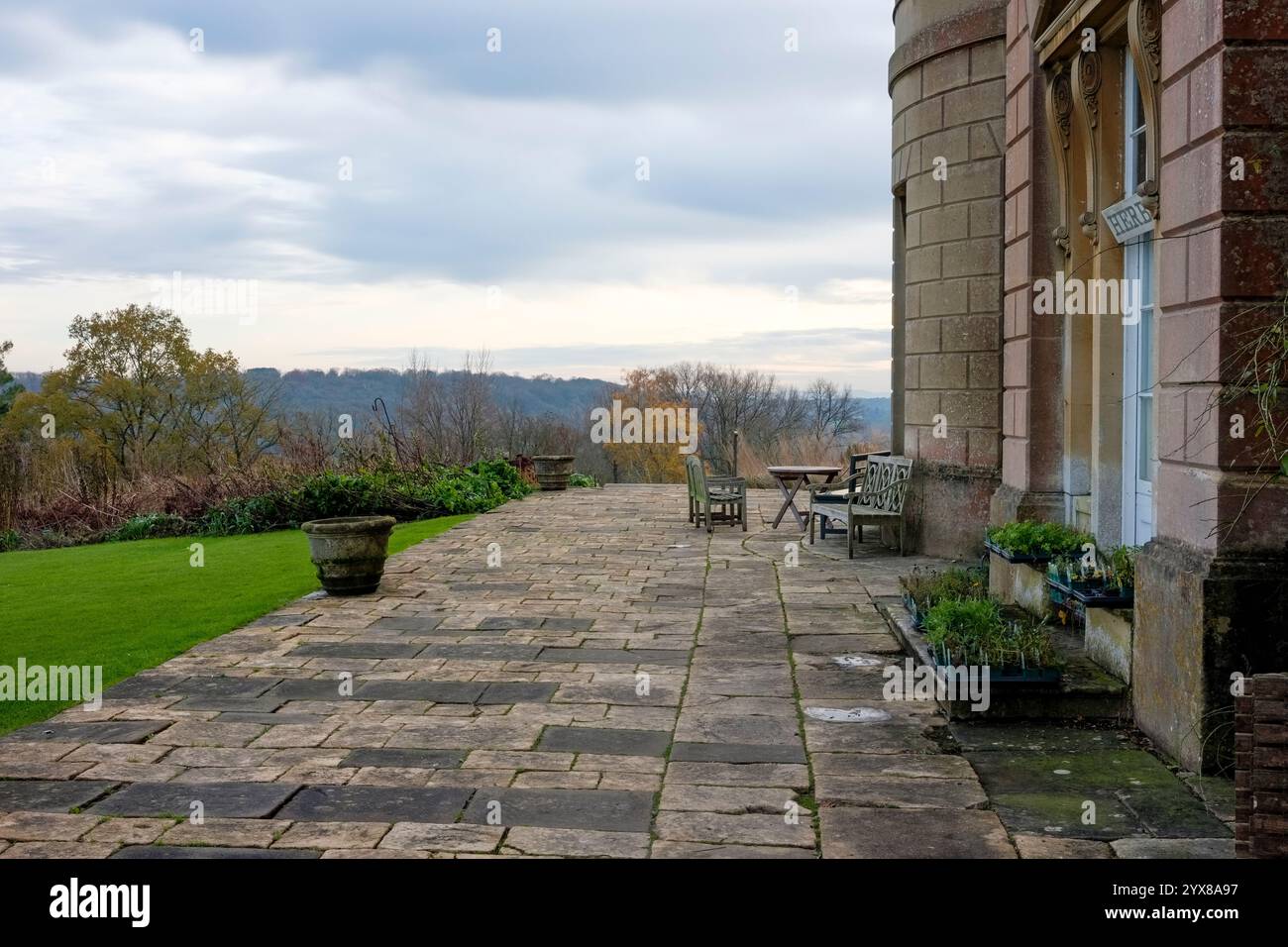 The back of the Manor House (including the herb shop) at the American ...