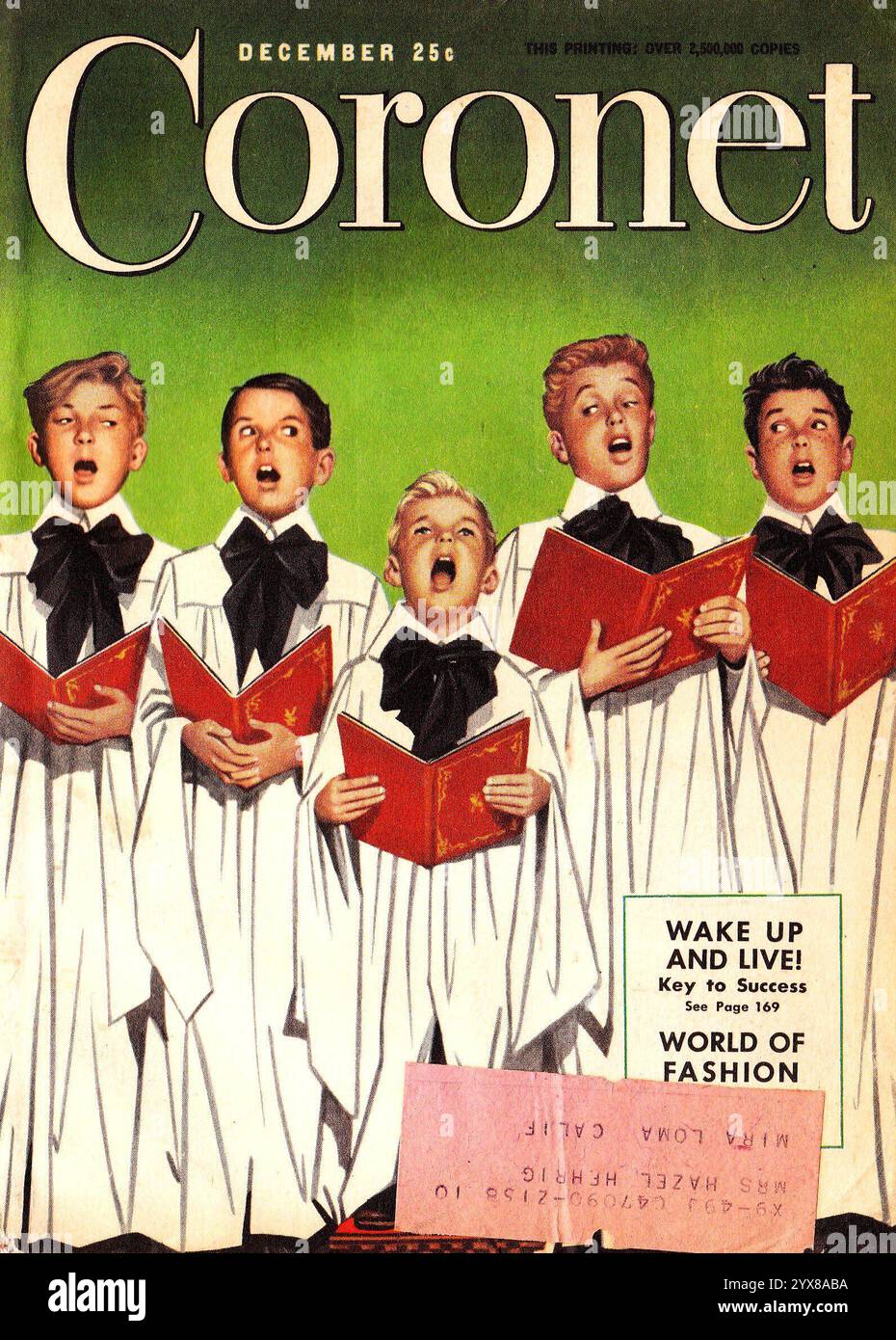 December 1948 Coronet magazine cover Stock Photo - Alamy