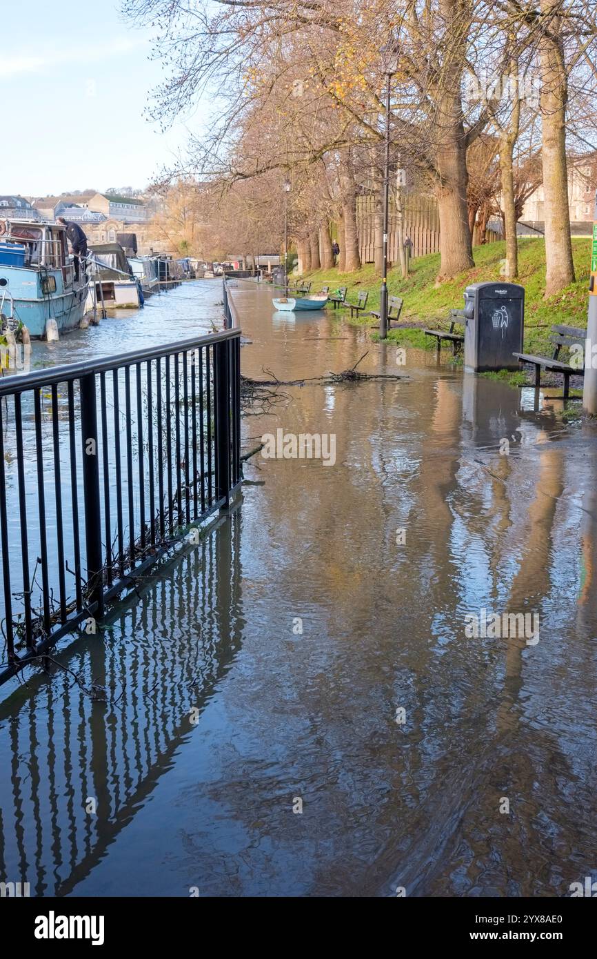 Bath, Somerset - 27 November 2024 - Flooding caused by Storm Bert near ...