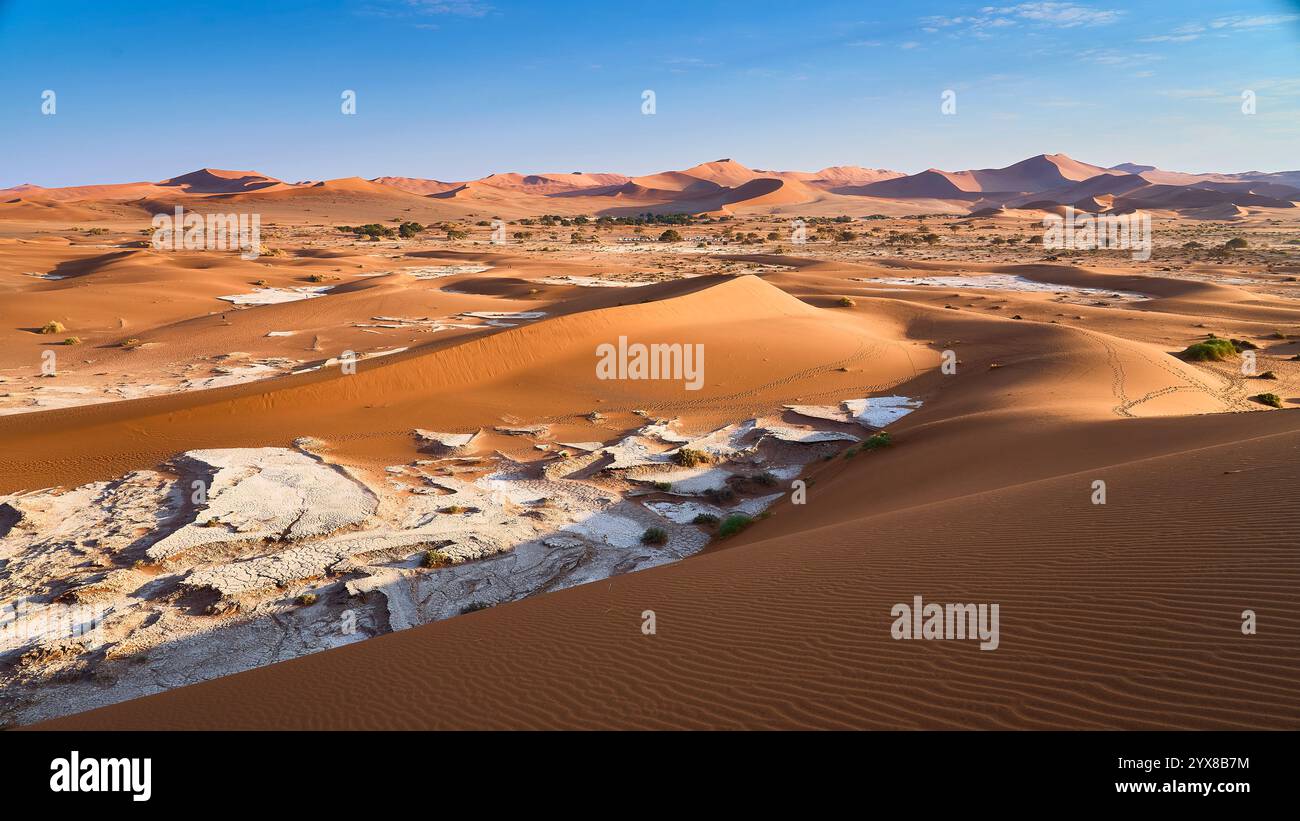 Desert dunes around Sossusvlei and Deadvlei, Sesriem National Park ...