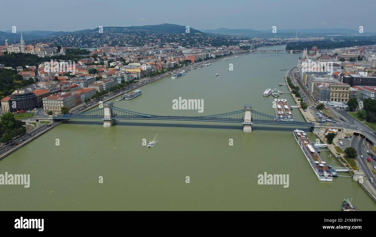 Budapest city and Danube river Stock Photo - Alamy