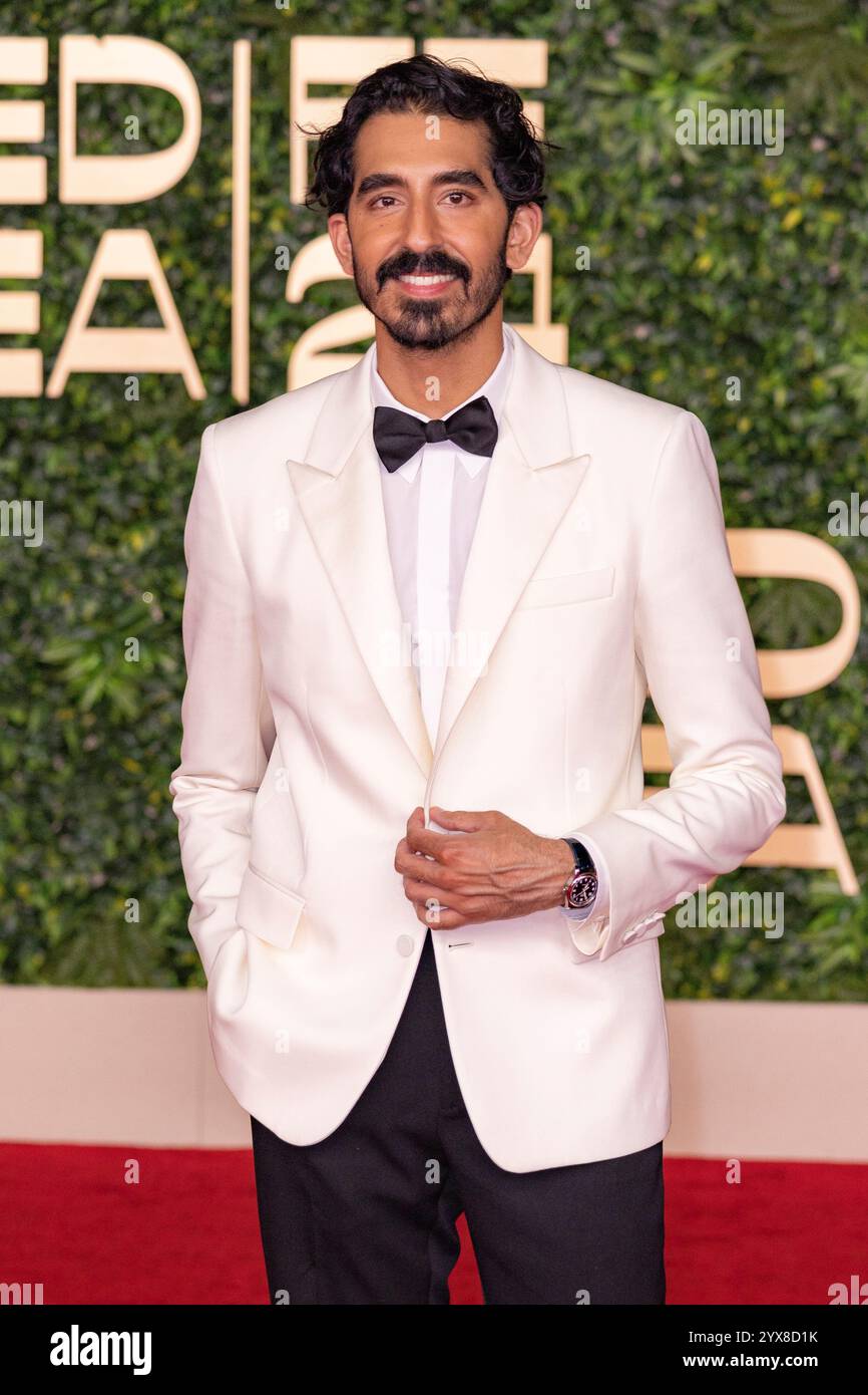 Dev Patel poses for photographers for the Closing Ceremony red carpet during the Red Sea ...