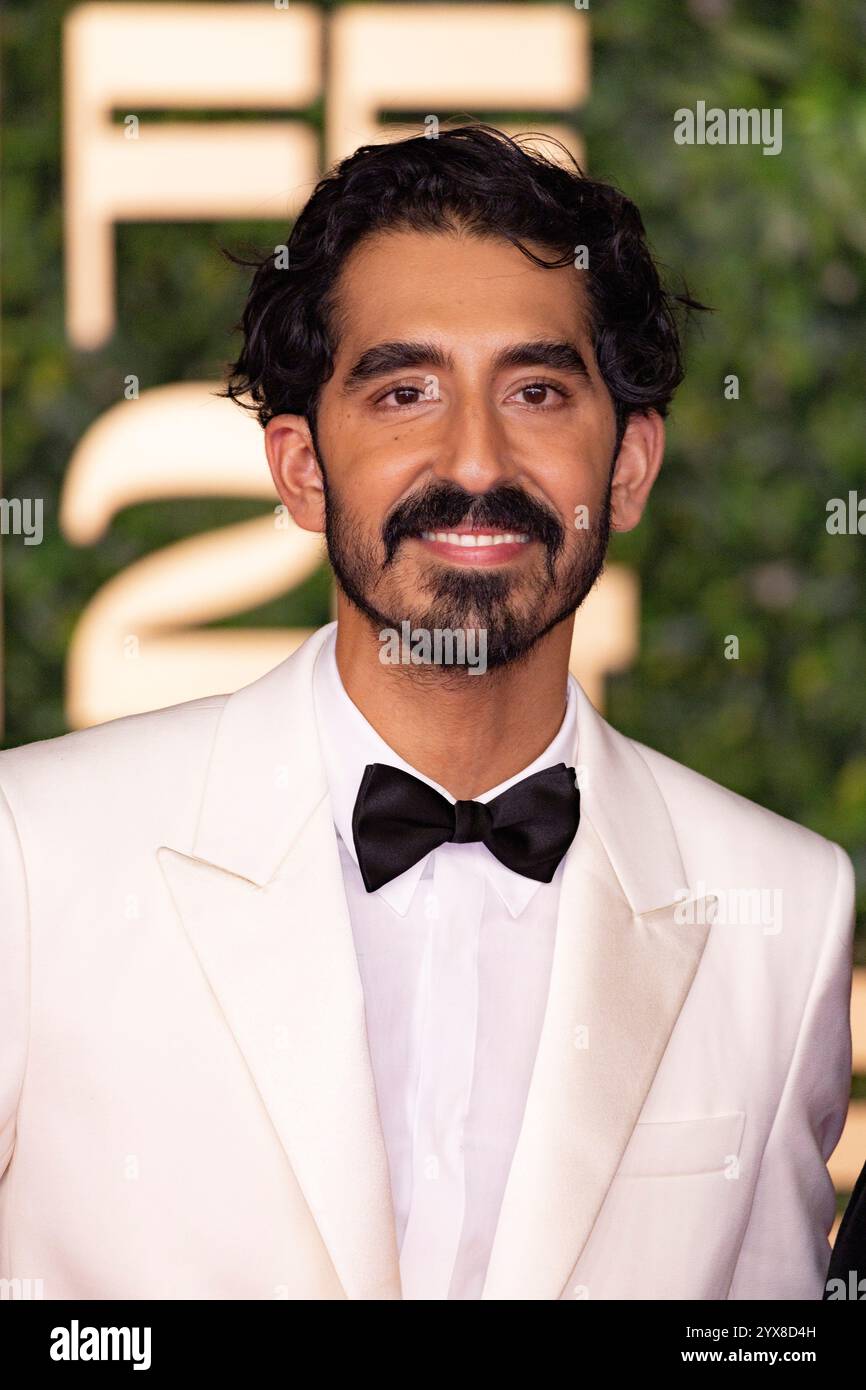Dev Patel poses for photographers for the Closing Ceremony red carpet during the Red Sea ...