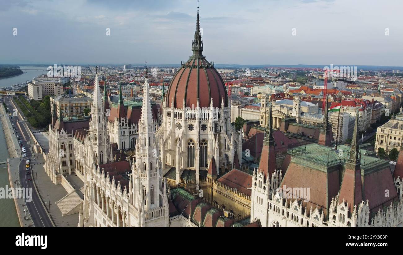 Budapest city and Danube river Stock Photo - Alamy