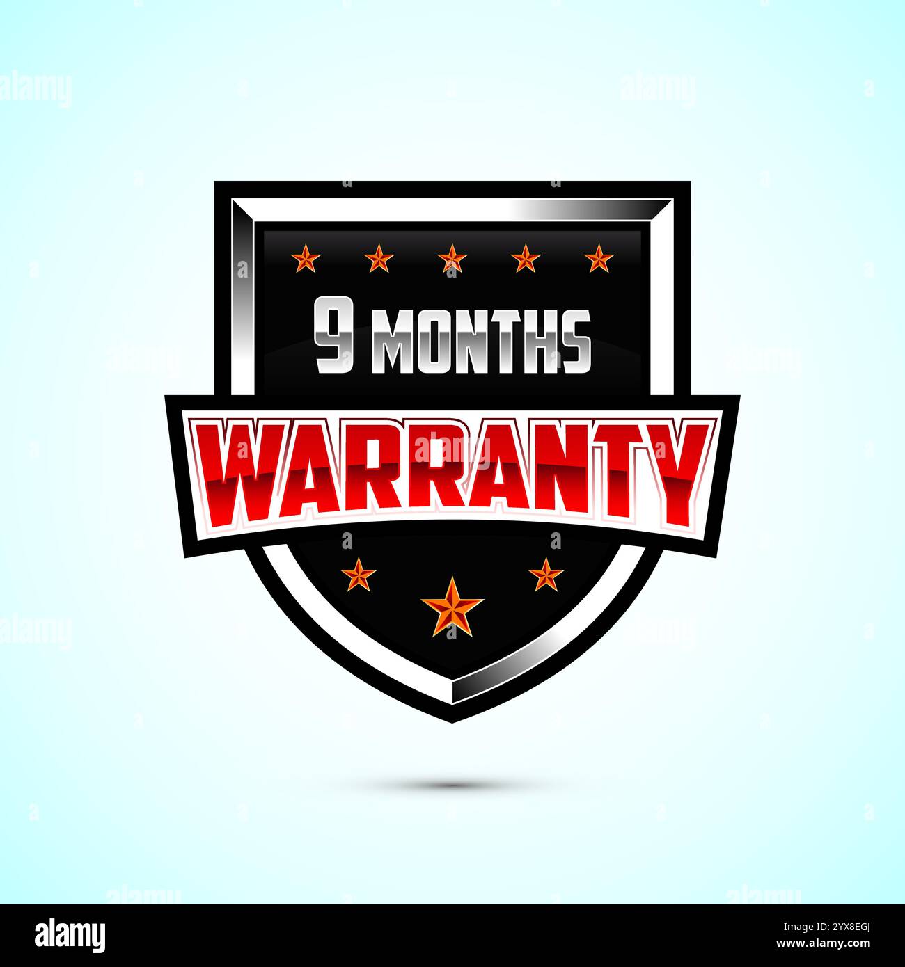 9 year shield hi-res stock photography and images - Alamy