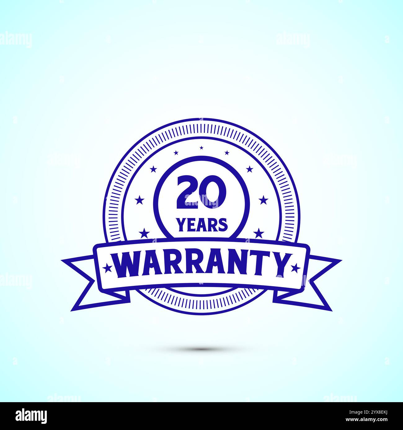 20 year guarantee Stock Vector Images - Alamy