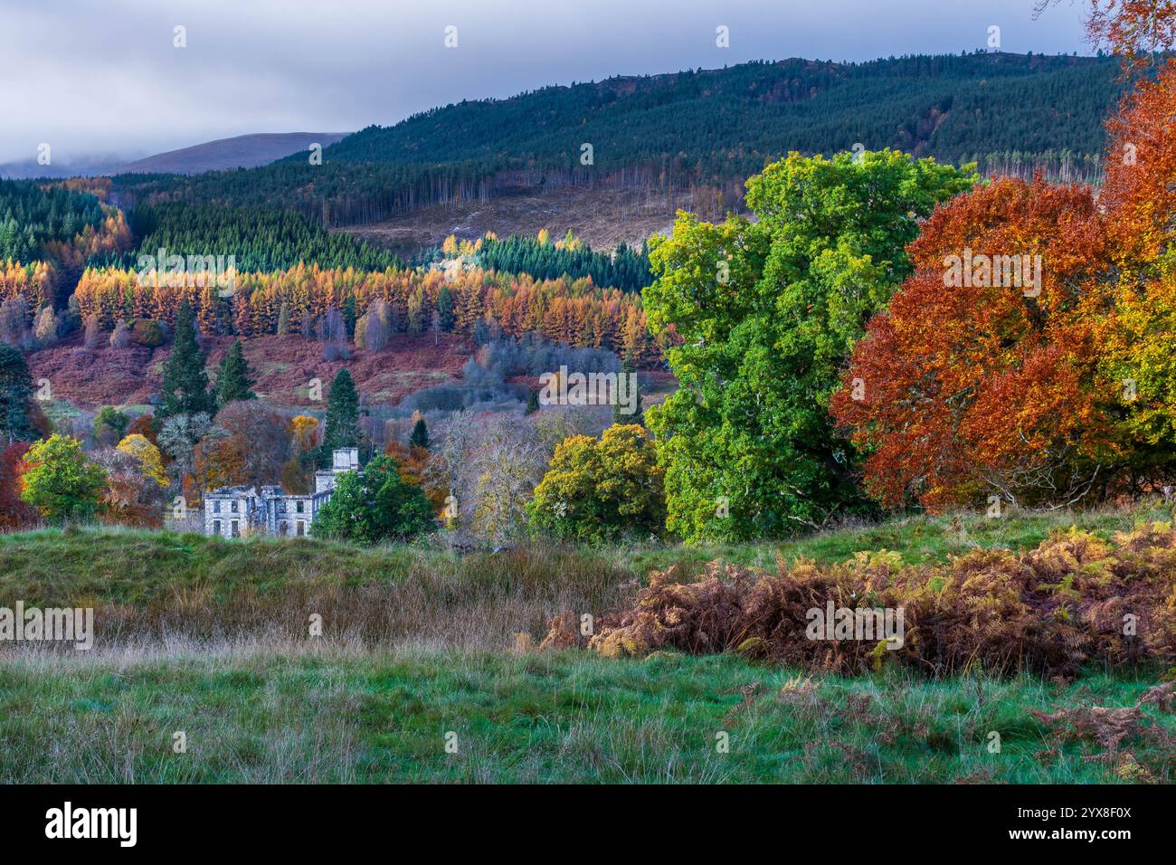 Cougie House, Tomich, Beauly, Scotland UK Stock Photo - Alamy