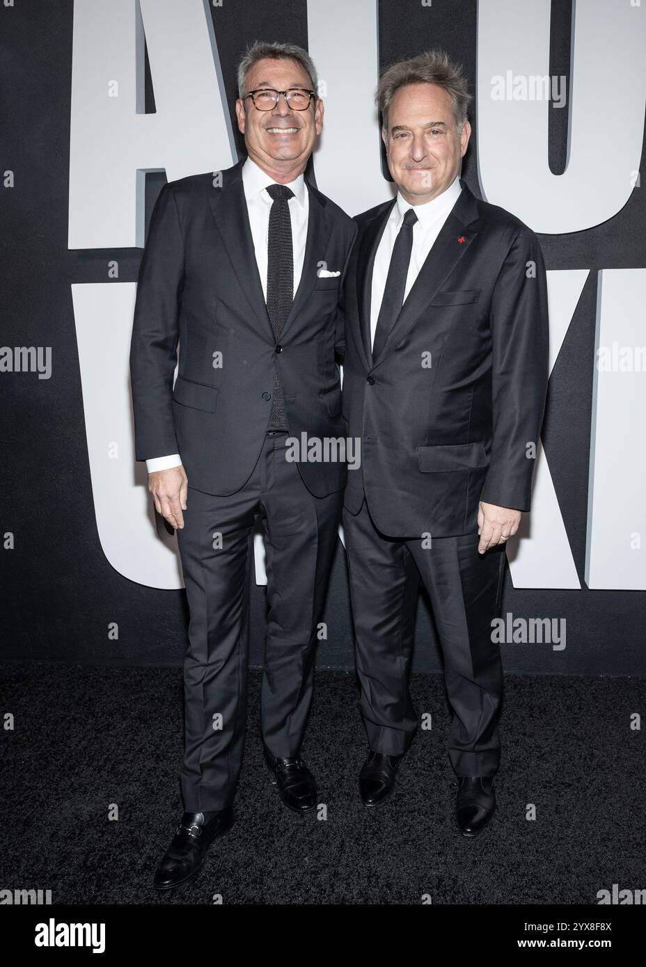 Alan Gasmer and Peter Jaysen attend the premiere of 'A Complete Unknown ...