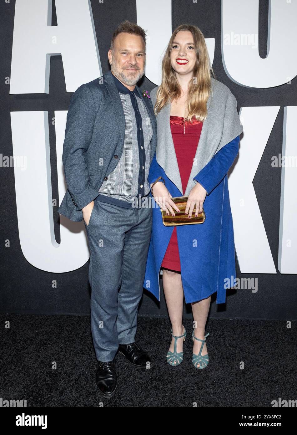 Norbert Leo Butz (L) attends the premiere of 'A Complete Unknown' at ...