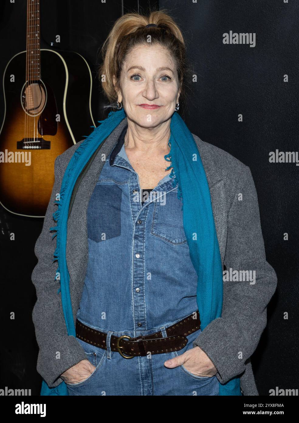 Edie Falco attends the premiere of 'A Complete Unknown' at SVA Theater in New York on December ...