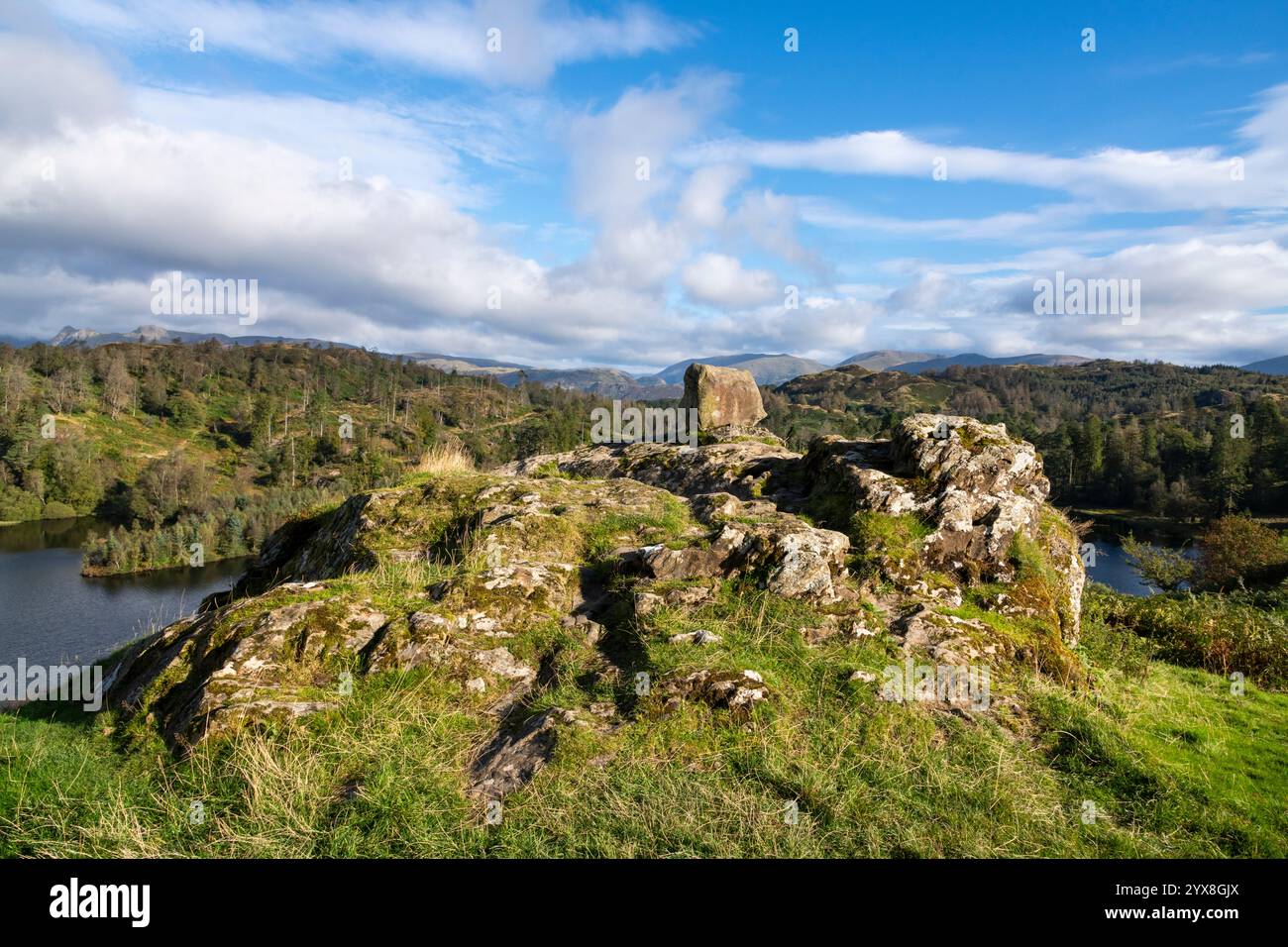 Beautiful scenery around Tarn Hows north of Coniston in the Lake ...