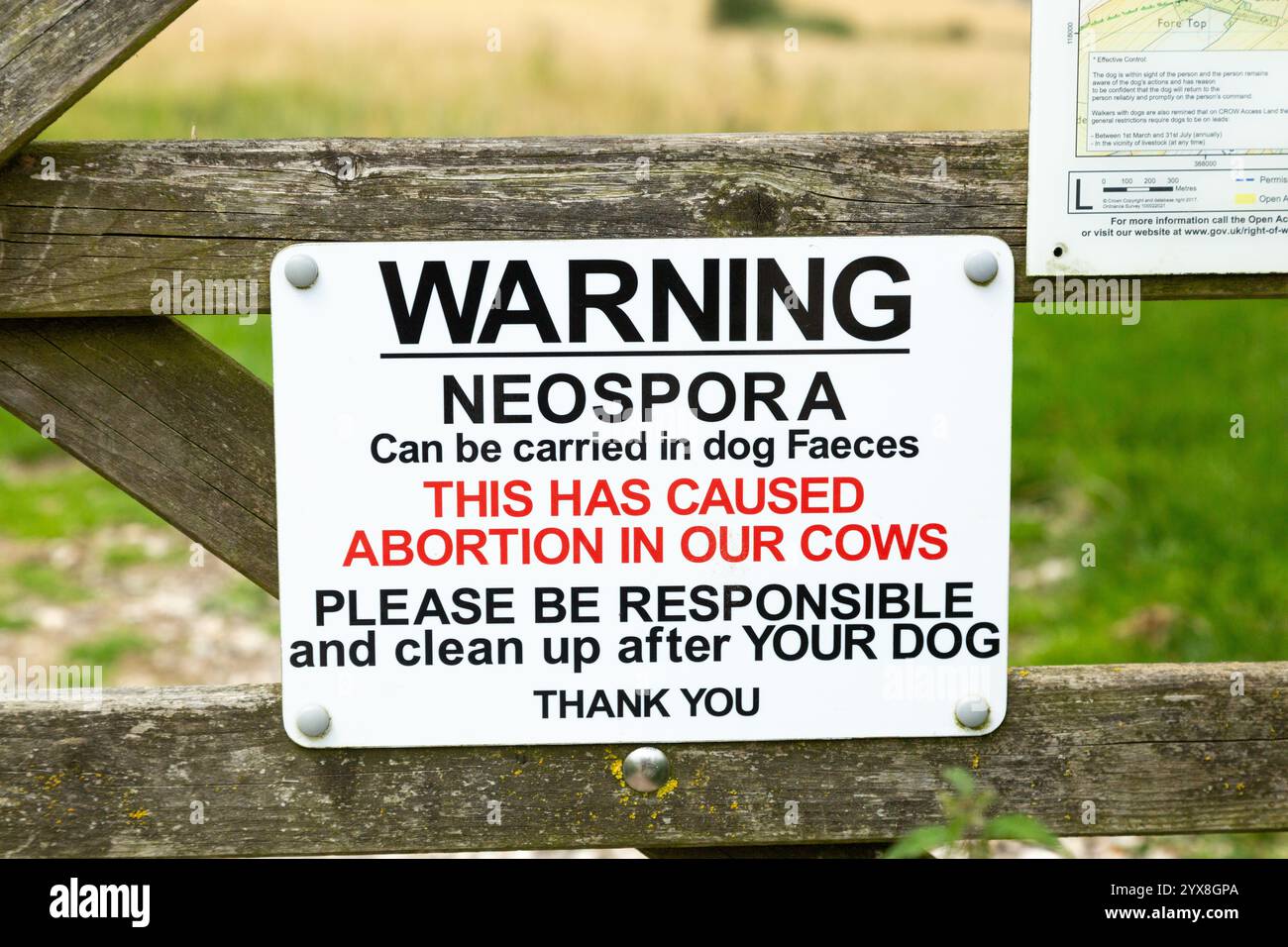 Neospora warning sign hi-res stock photography and images - Alamy