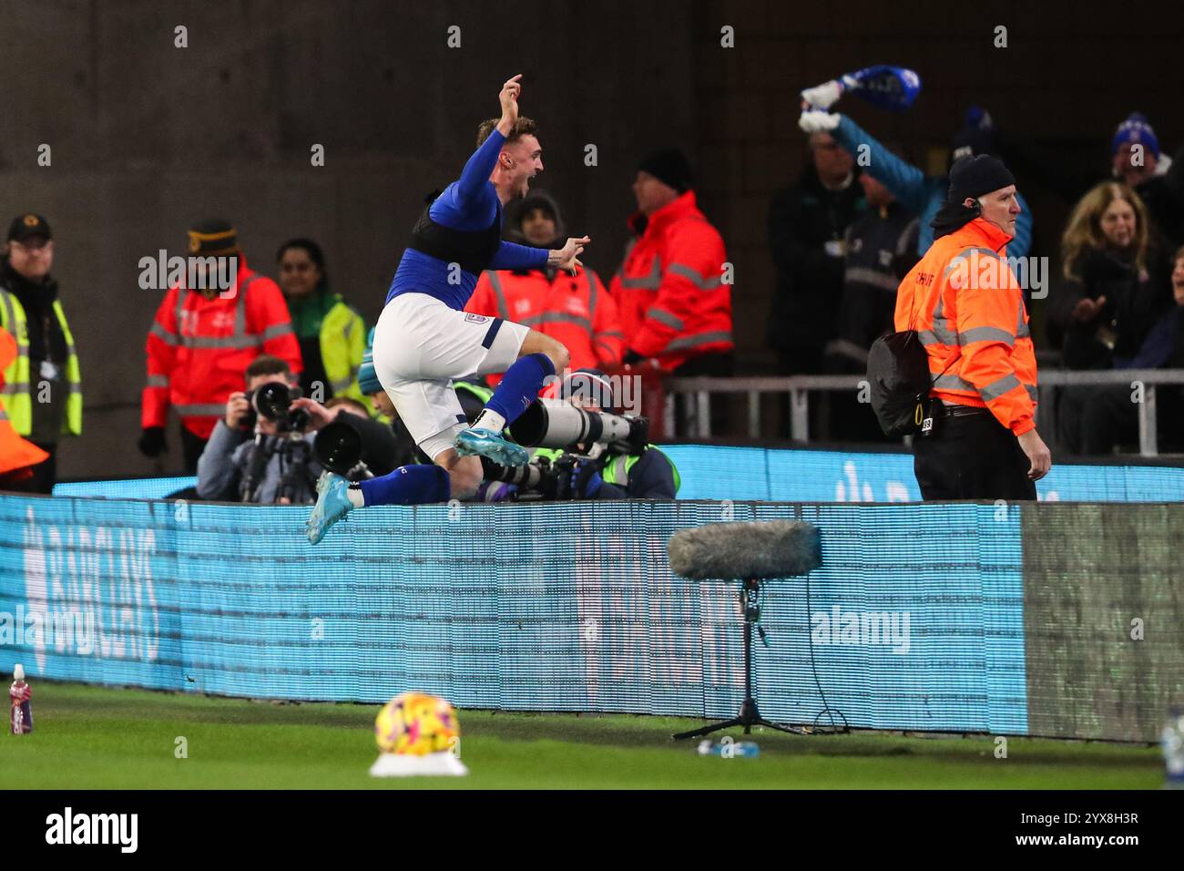 Wolverhampton, UK. 14th Dec, 2024. Jack Taylor of Ipswich Town ...
