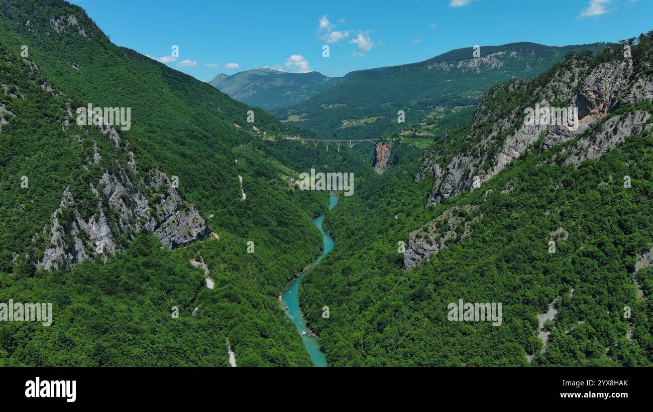 Tara River canyon and mountains Stock Photo - Alamy