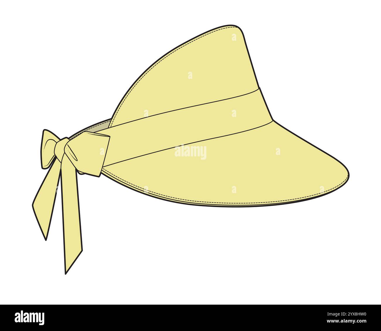 Women sun visor cap Stock Vector Images - Alamy